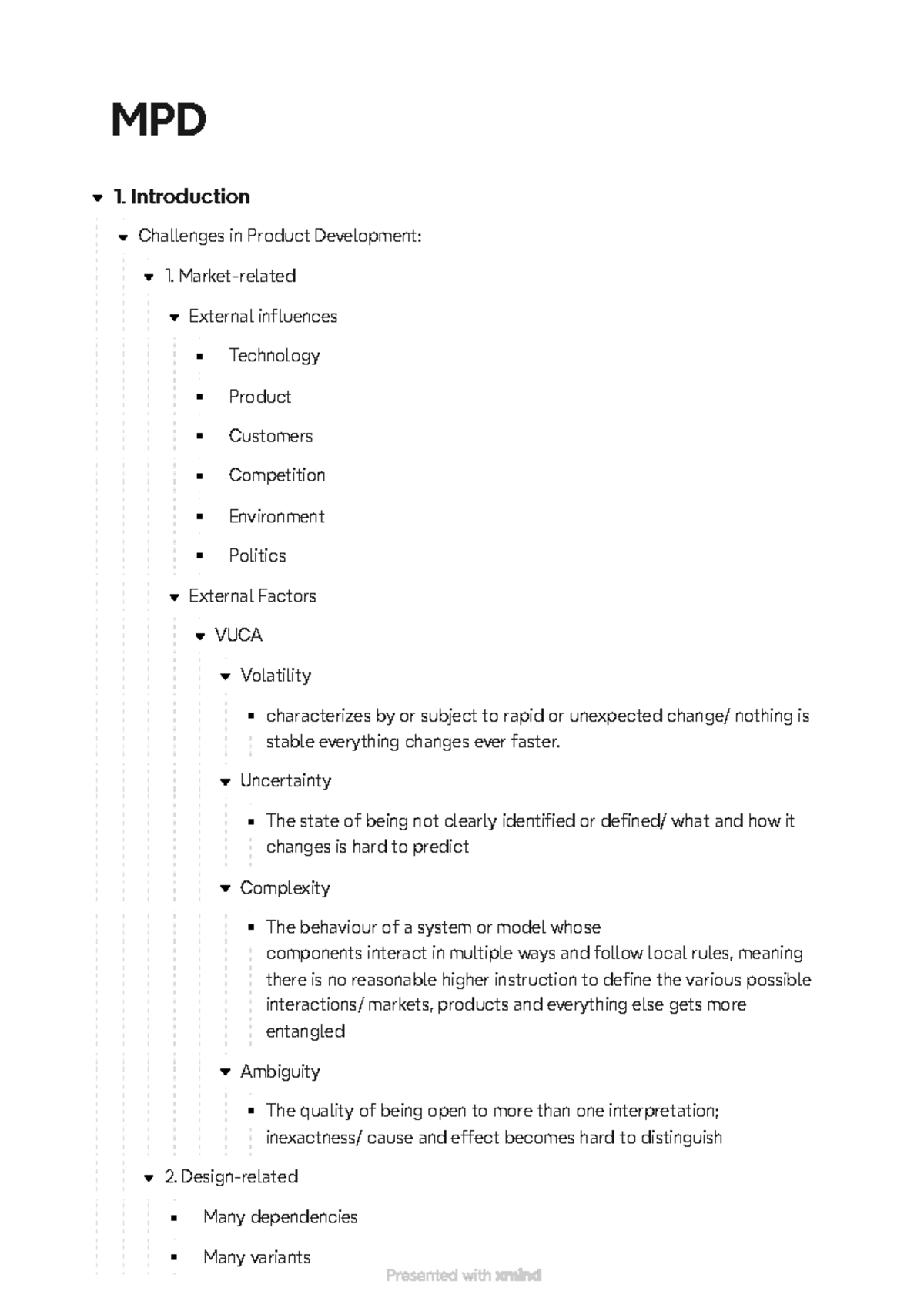 MPD 1. Challenges in Product Development: A Comprehensive Overview ...