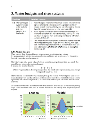 2. Drainage basins - Detailed notes for A-level Edexcel Geography. - 2 ...