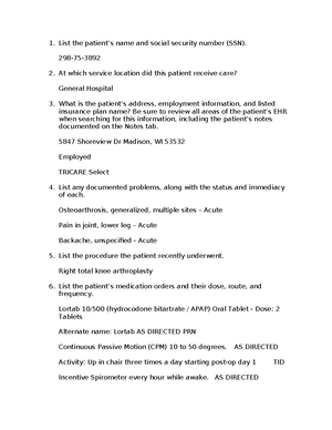 Analyzing for Chart Deficiencies - Requirement Status (Complete ...
