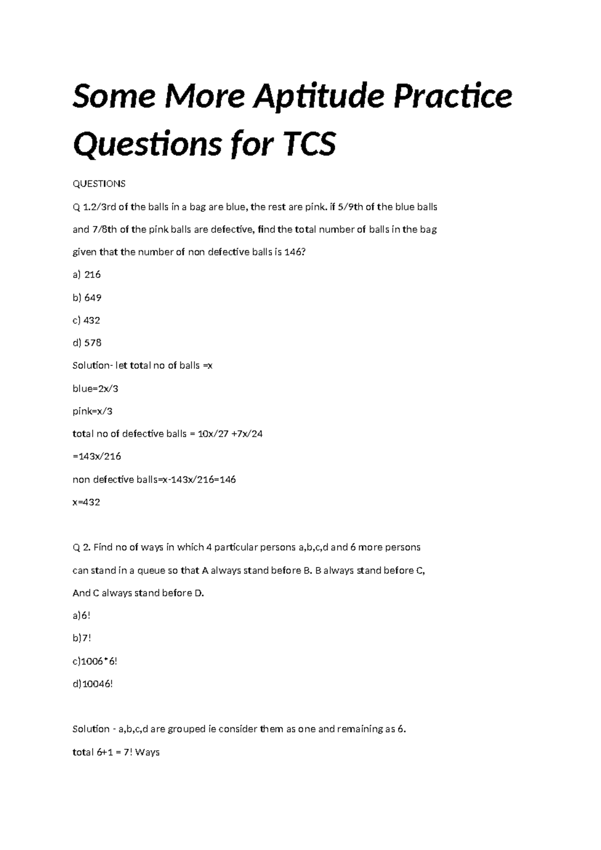 Vz4ud D3d Lj Ep 3b Djo ZBy Qo - Some More Aptitude Practice Questions ...