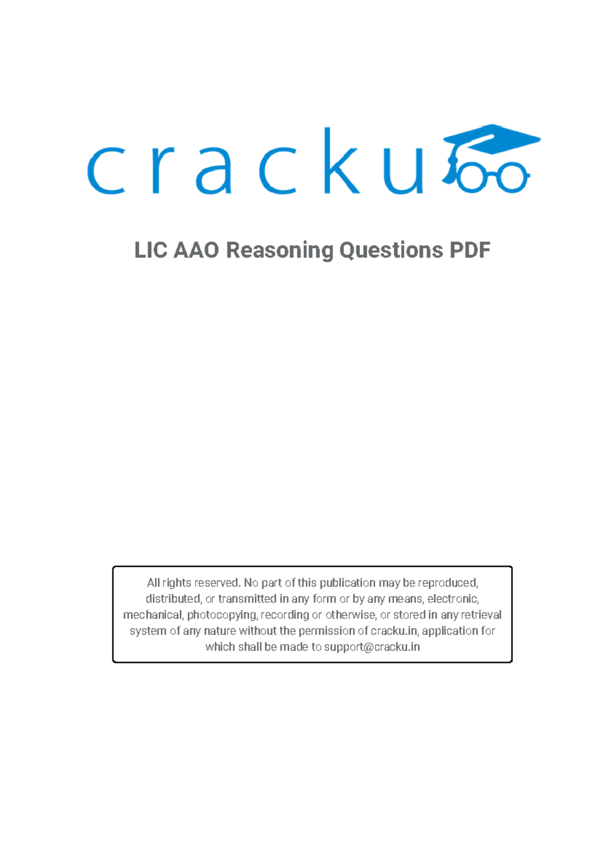LIC AAO Reasoning - THIS IS SYLLABUS - LIC AAO Reasoning Questions PDF ...