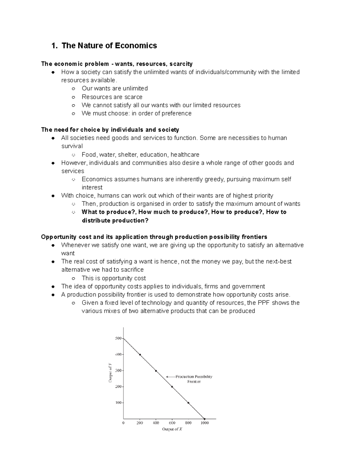 Year 11 Economics: Key Concepts and Principles Notes - Studocu