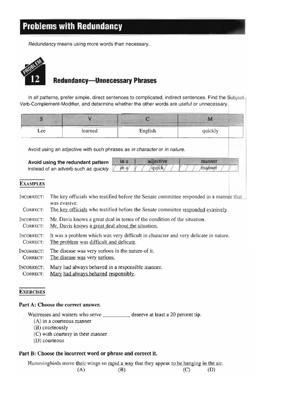 TOEFL Style Guide: Avoiding Redundancy in Writing - Studocu