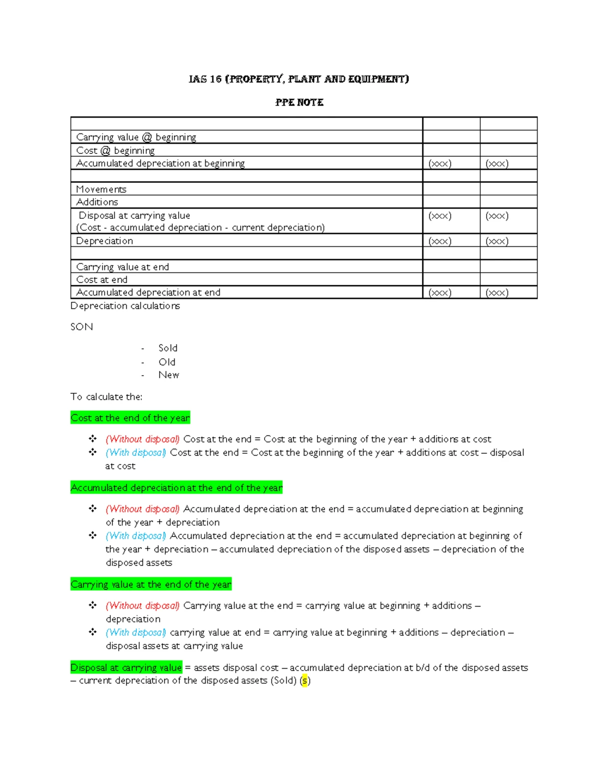 Fixed Assets Note - FIXED ASSESTS/TANGIBLE ASSETS -Are assets that are ...