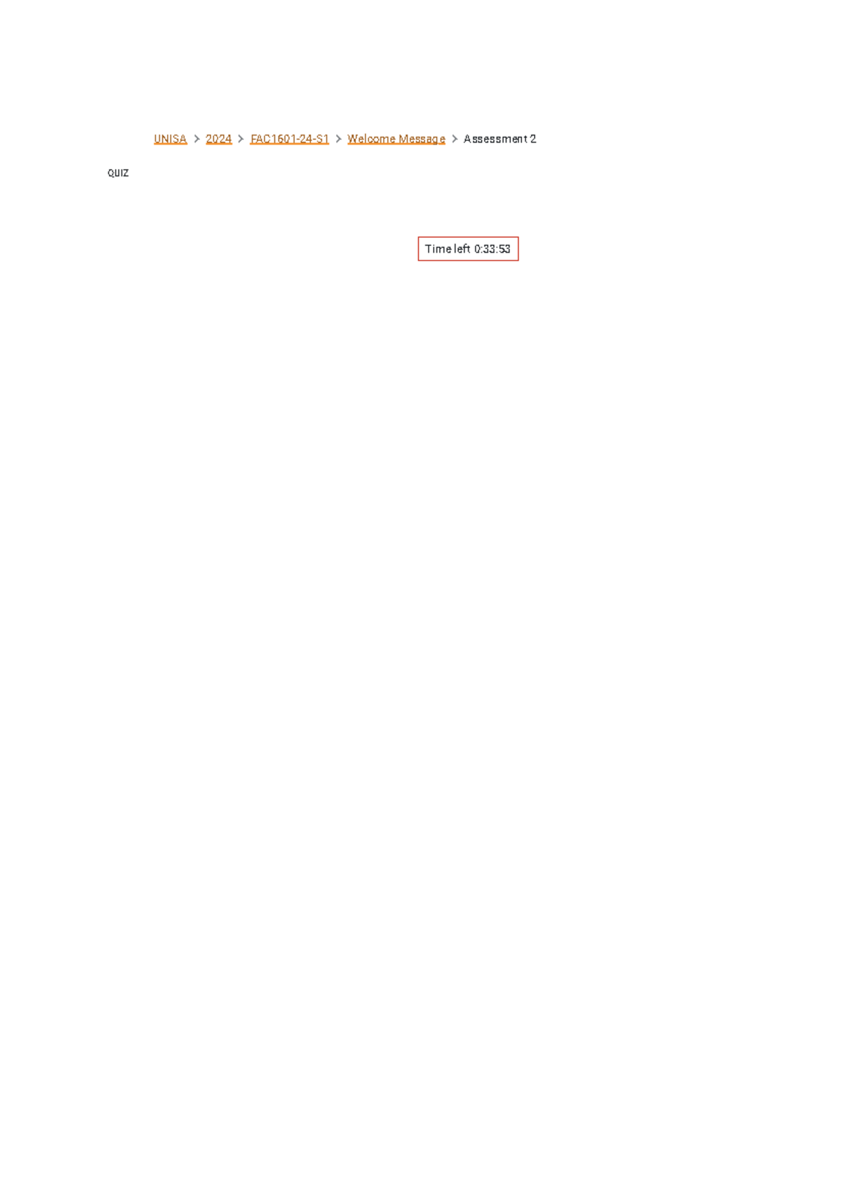 FAC1601 Assignment 2: Liquidation Quiz on Setlagole Catering - Studocu