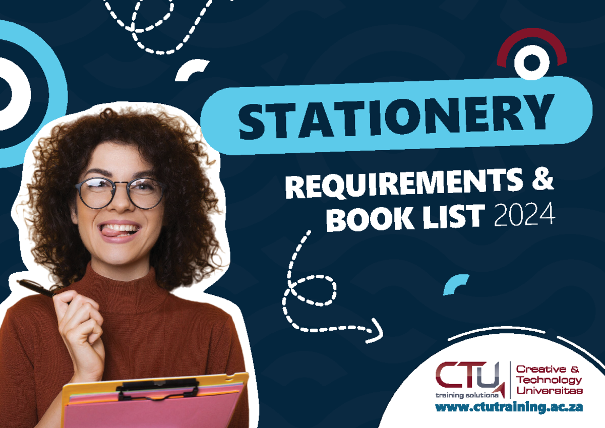 Stationery and Textbooks Requirements for 2024 V1 - All Faculties - Studocu