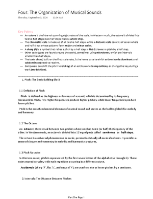 Chapter 6: Understanding Musical Form in Music Studies - Studocu