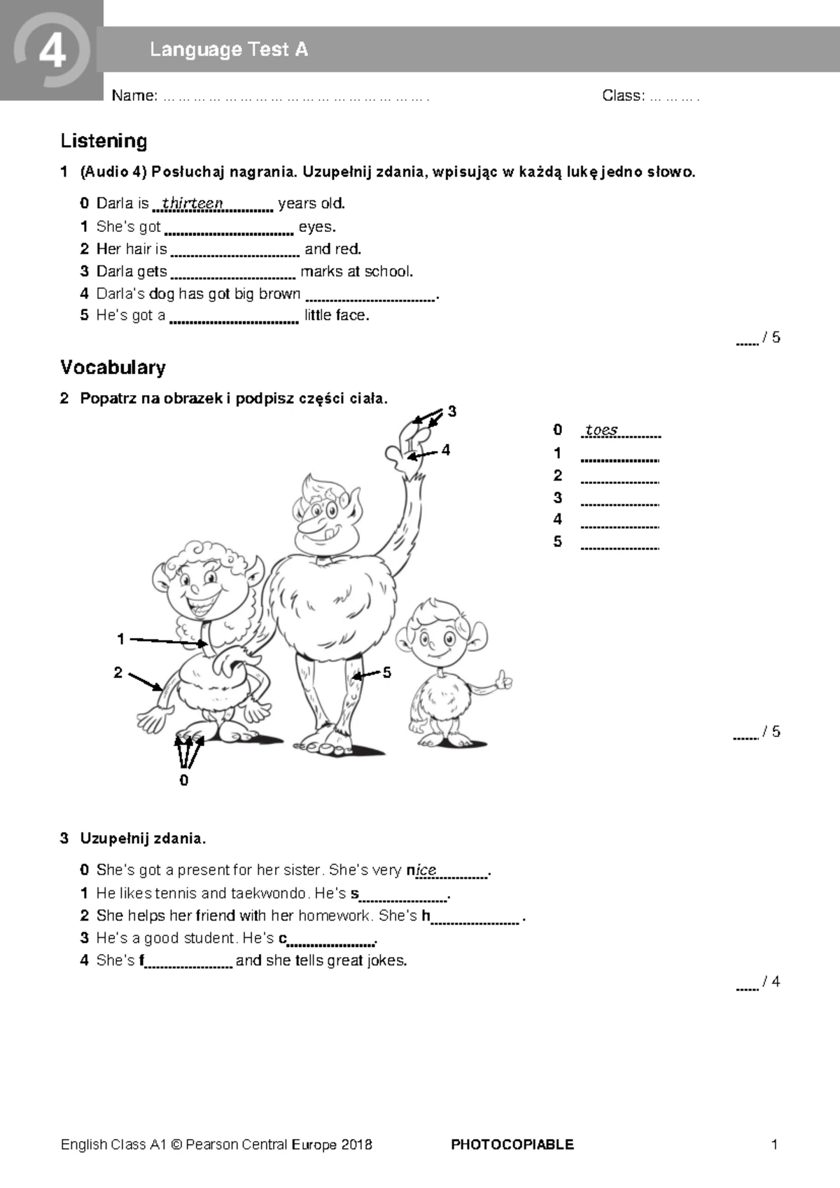 Test podsumowujacy do rozdzialu 4 opisac polske wersja a - Test a ...