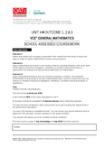 Practice materials for Studying General Maths Unit 3 and 4 in VCE ...