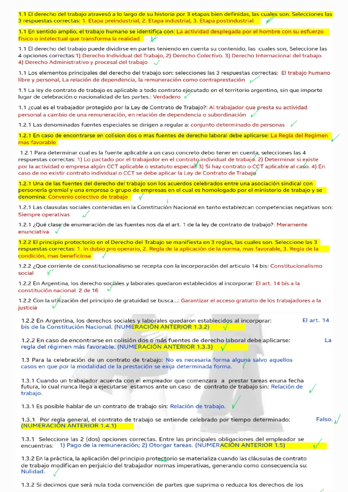 Derecho Laboral 1er Parcial 2022 - Principios de Derecho Laboral - Studocu