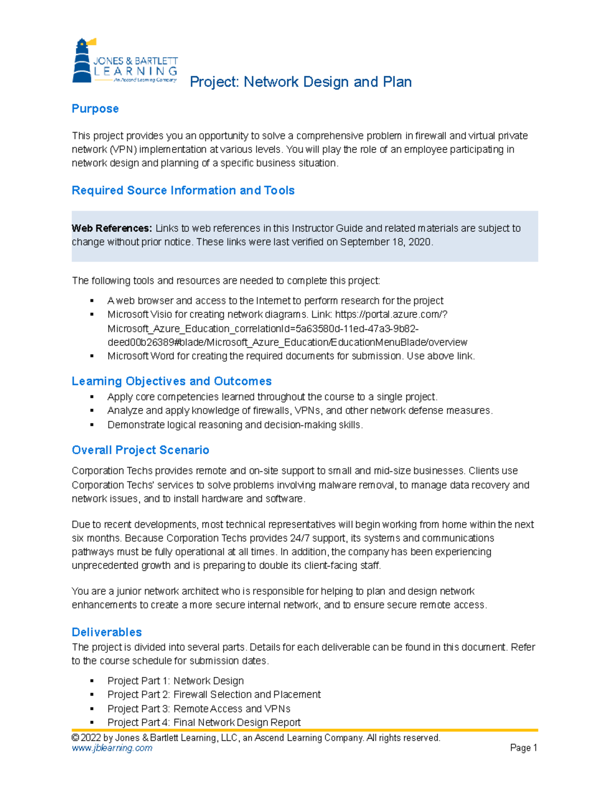 CIST 2611 Project: Network Design & VPN Implementation Guide - Studocu