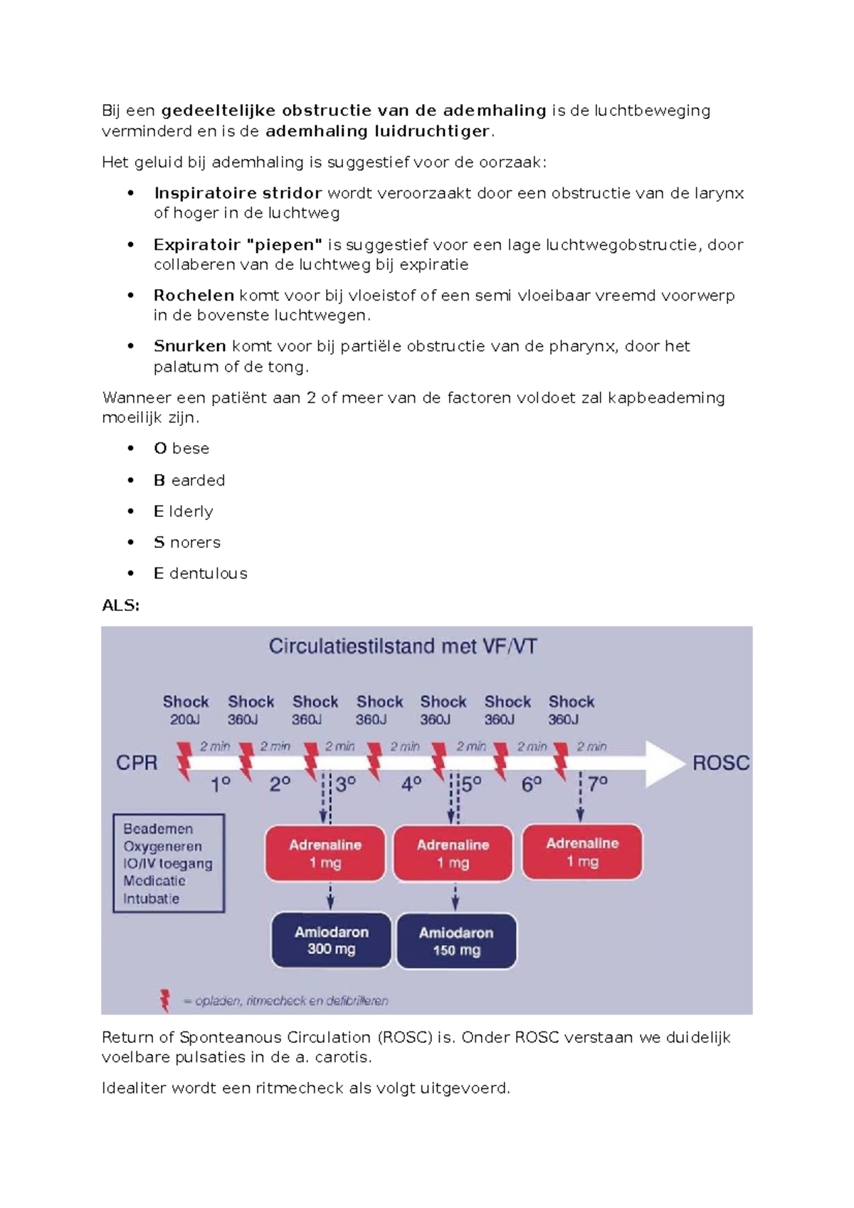 E-learnings Anesthesie: Ademhalingsobstructie en Reanimatie Protocollen ...