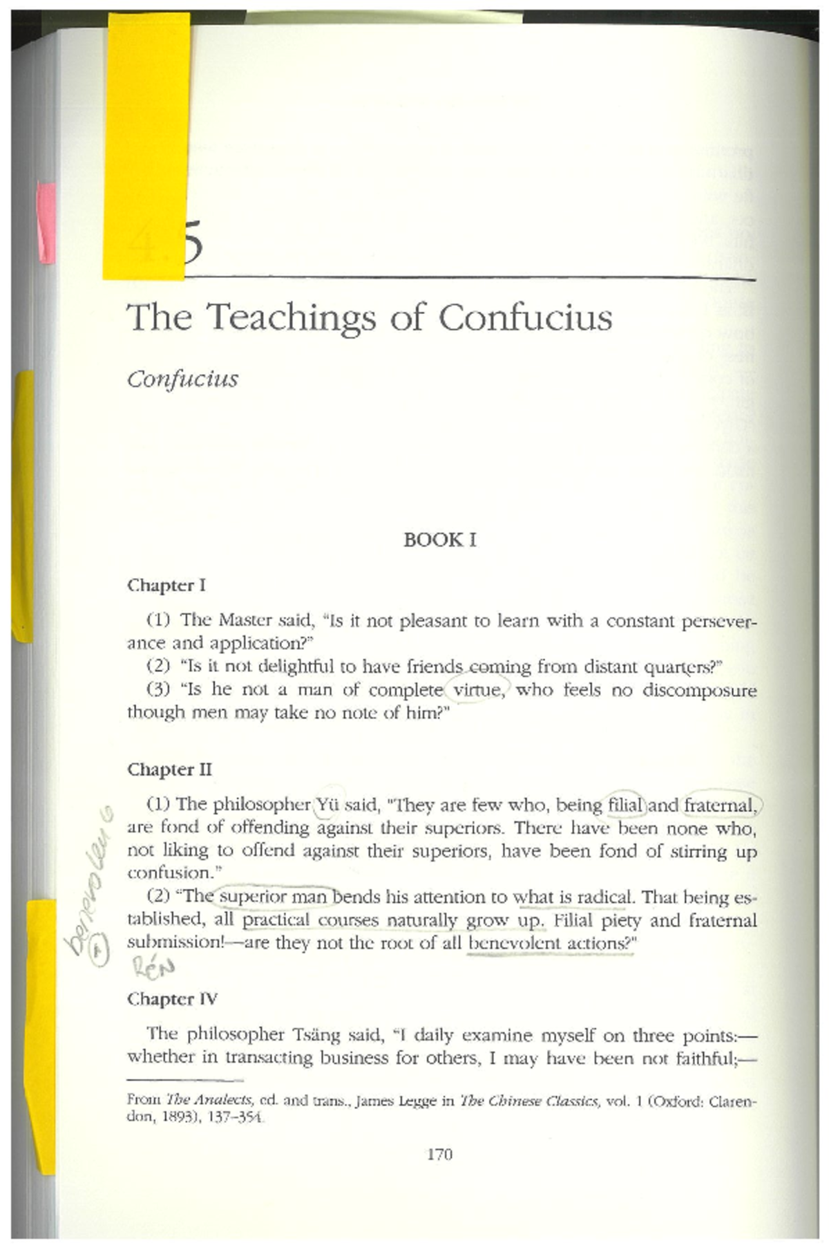 Confucius Teachings: Ethical Insights from The Analects (WIS00m) - Studocu