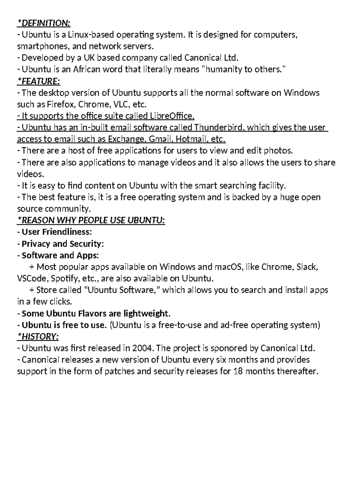 Ubuntu - dad - *DEFINITION: Ubuntu is a Linux-based operating system ...