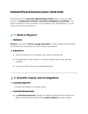 Cornell Notes: Sci Inquiry - Hypotheses, Laws, Theories & Testable ...