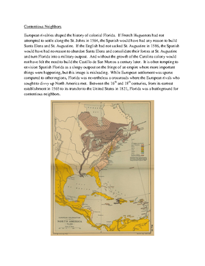 The Complex History of European Colonization in Florida (HIST 101 ...