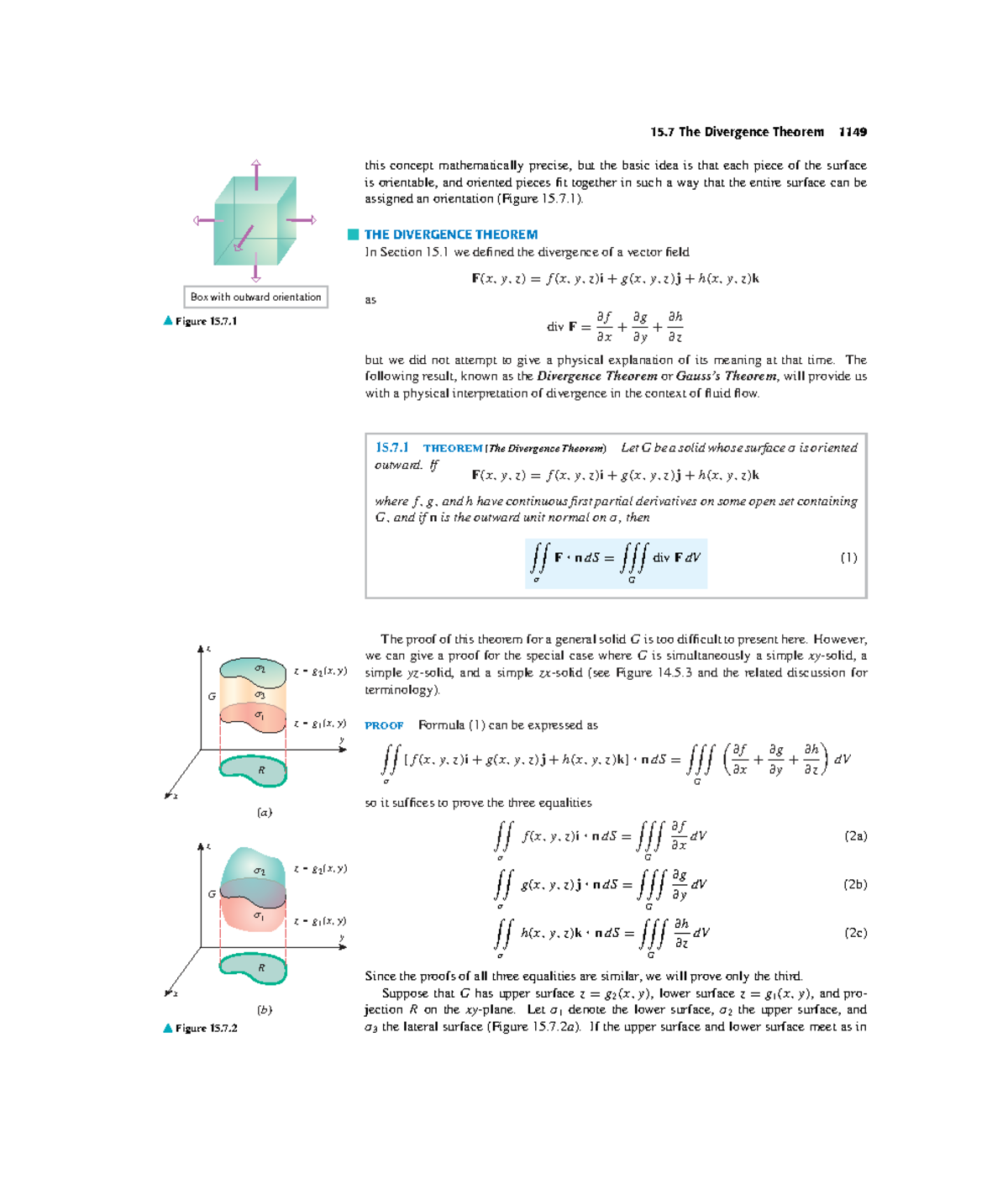 15.7 The Divergence Theorem: Understanding Vector Fields and Flux - Studocu
