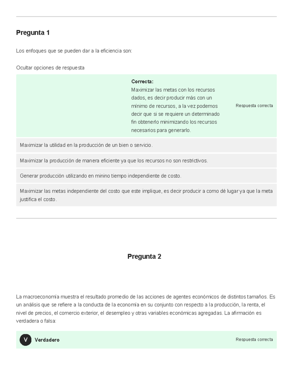 Prueba Semanal 3 de Economía: Conceptos y Respuestas Clave - Studocu