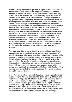 Personal Statement paramedic - Paramedic Science Providing support ...