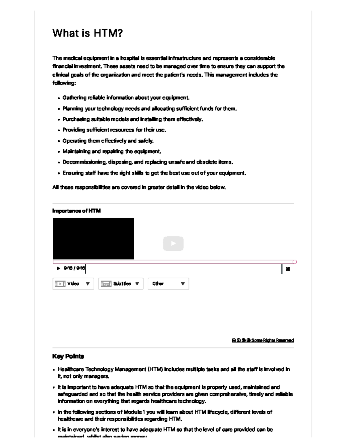 Basics of HTM: Module 1 - Intro to Health Tech Management - Studocu