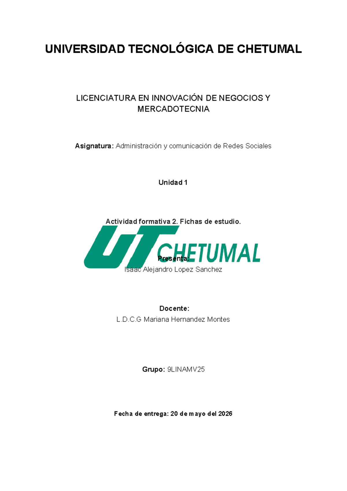 Fichas de Estudio: Identidad Visual en Redes Sociales - 9LINAMV25 - Studocu