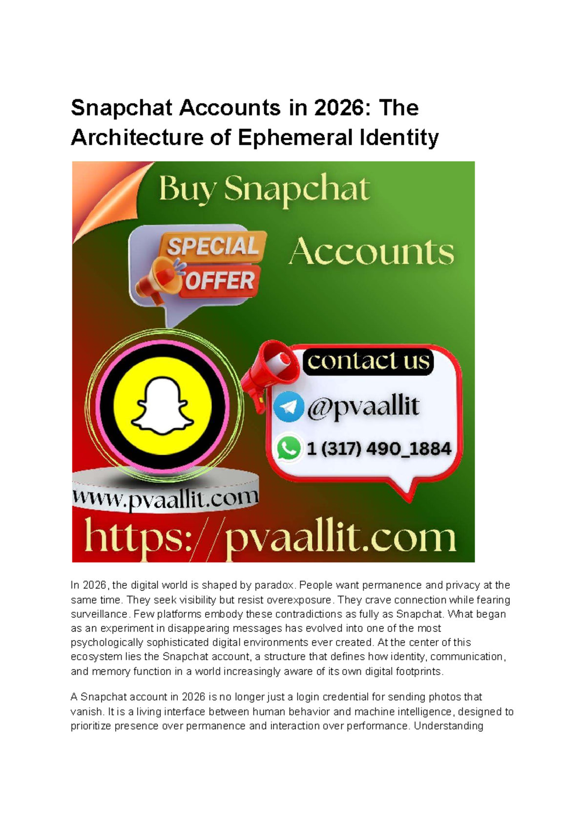 Snapchat Accounts in 2026: Understanding Ephemeral Identity - Studocu