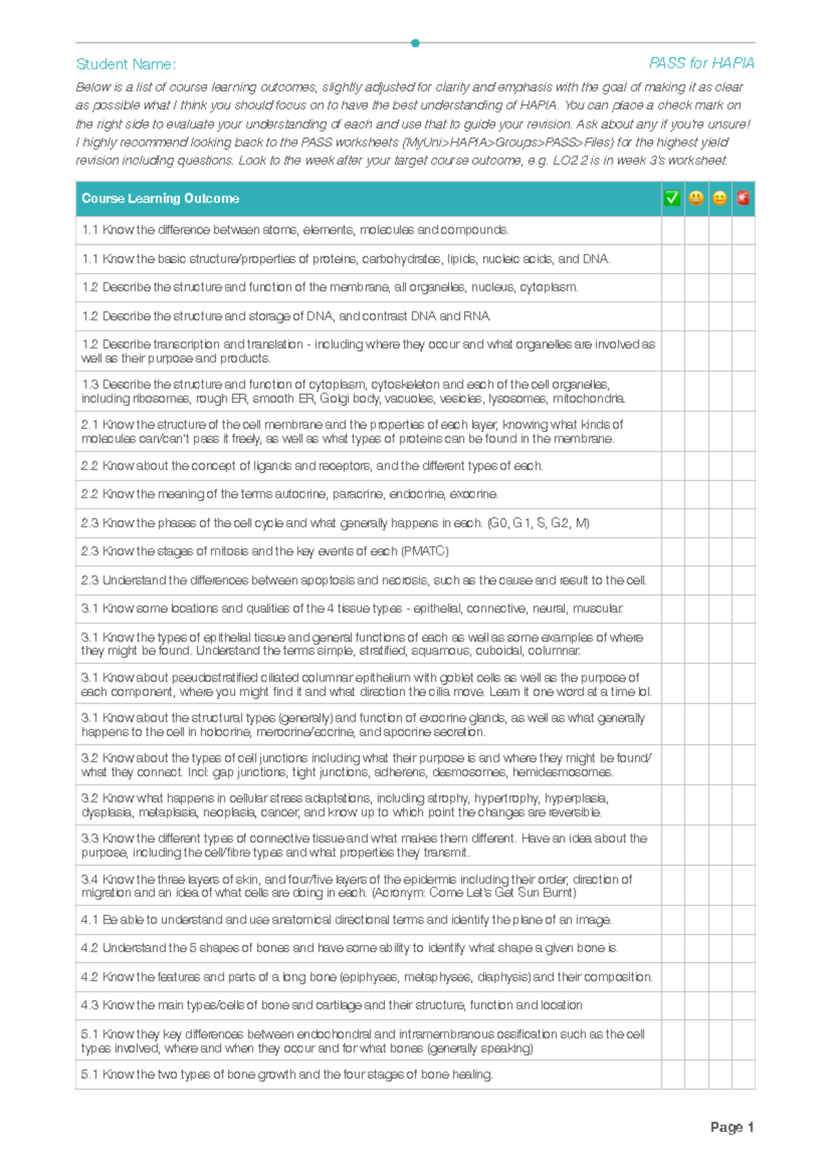 PASS Exam Guide for HAPIA: Key Learning Outcomes & Tips - Studocu