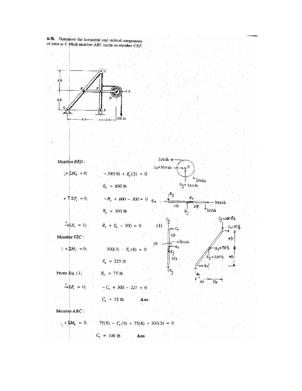 Statics Frames Analysis - GOODS Study Guide - Studocu