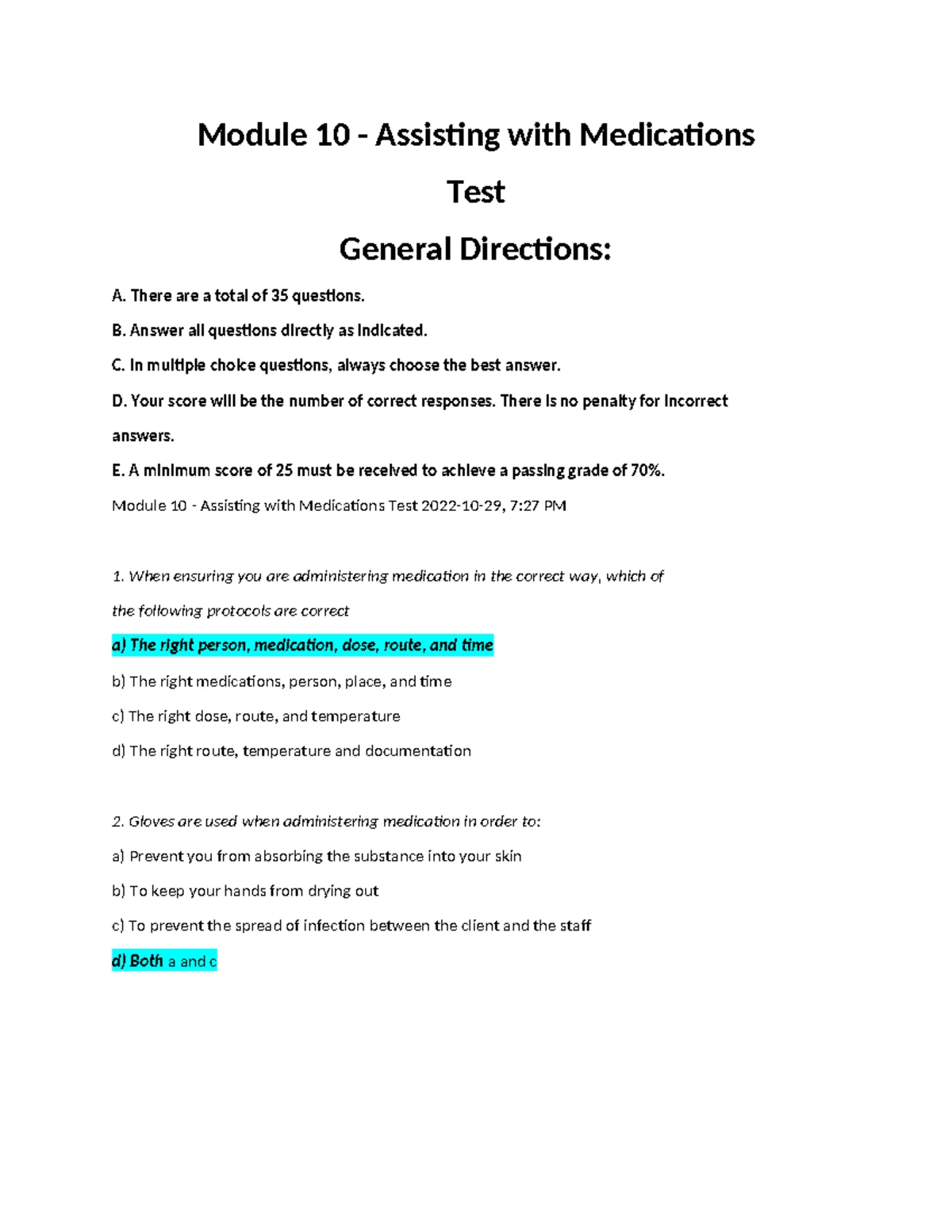 PSW 2024 Exam - Module 8: Growth and Development Questions - Studocu