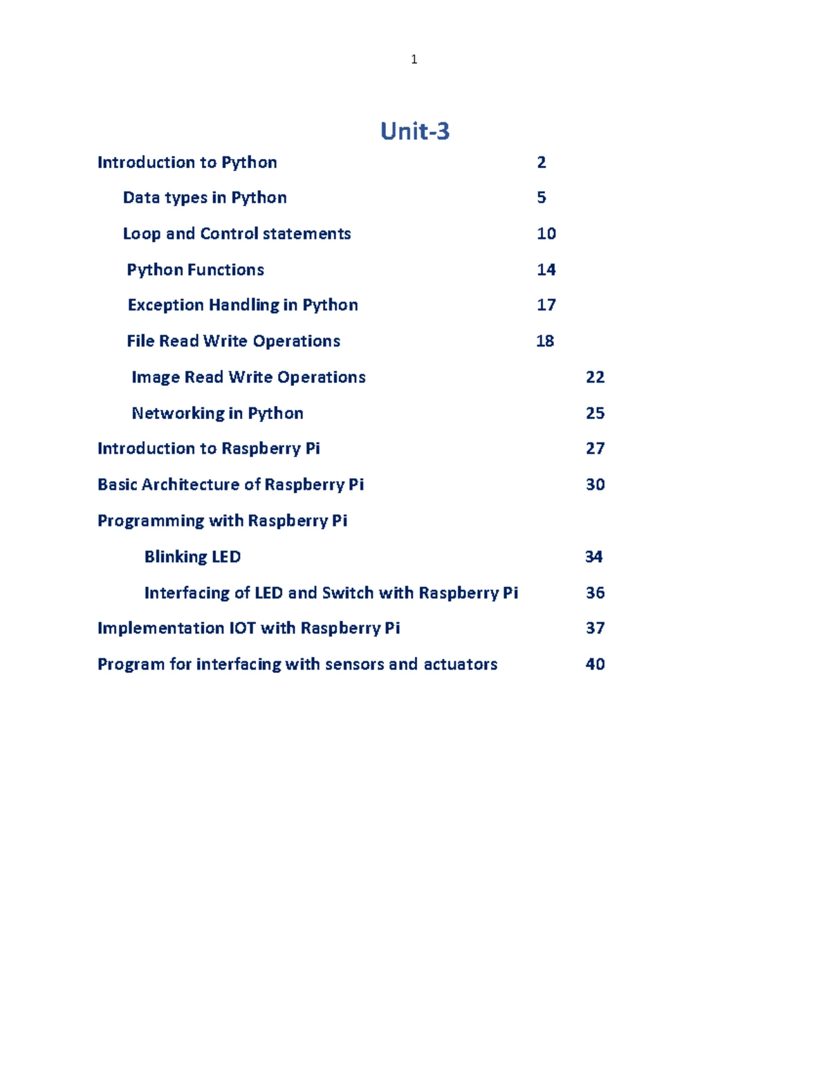 EC600OE: Syllabus for Fundamentals of IoT (B.Tech ECE) - Studocu