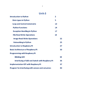 Syllabus - EC600OE: FUNDAMENTALS OF INTERNET OF THINGS (Open Elective – I) B. ECE III Year II ...