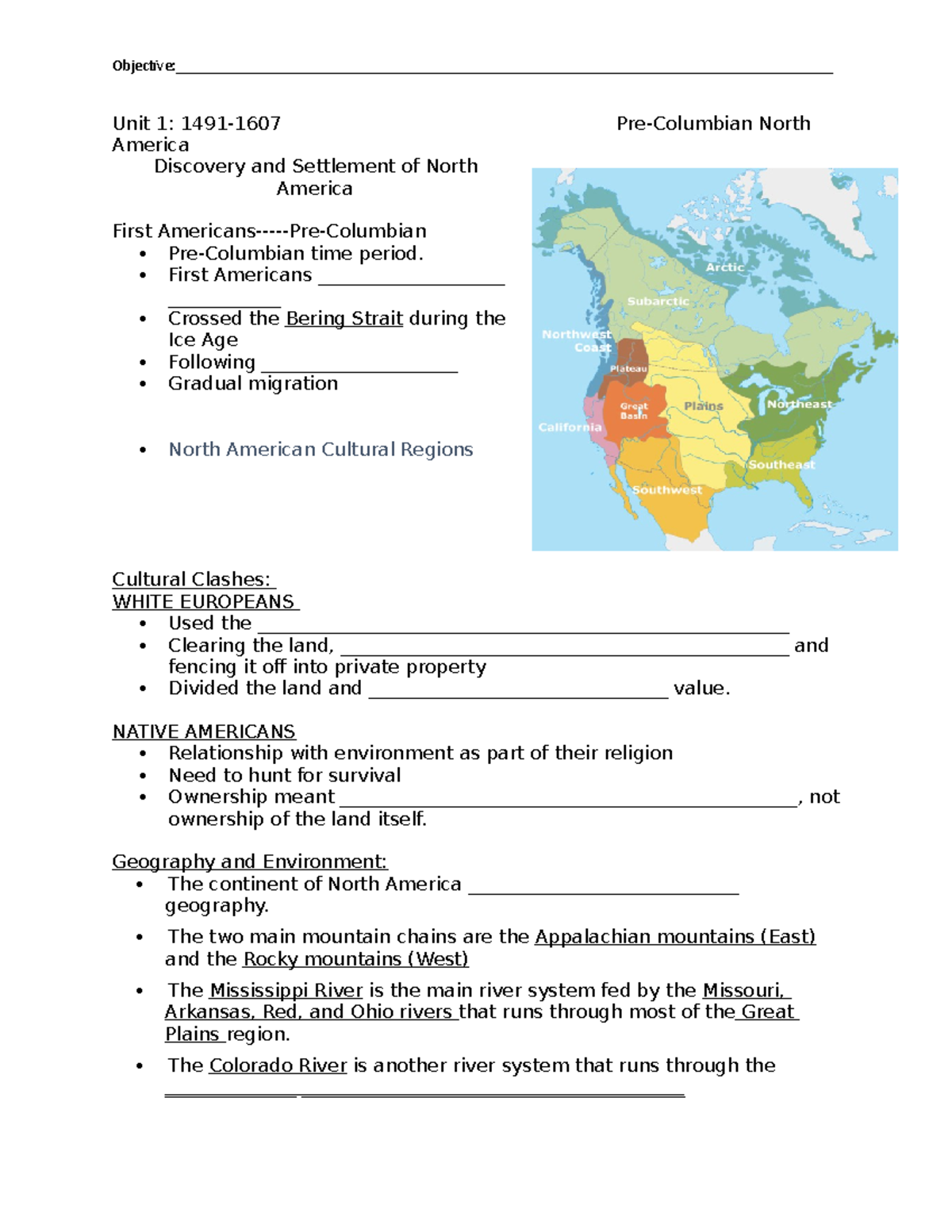 Pre-Columbian Era: Key Notes on North American Cultures and History ...