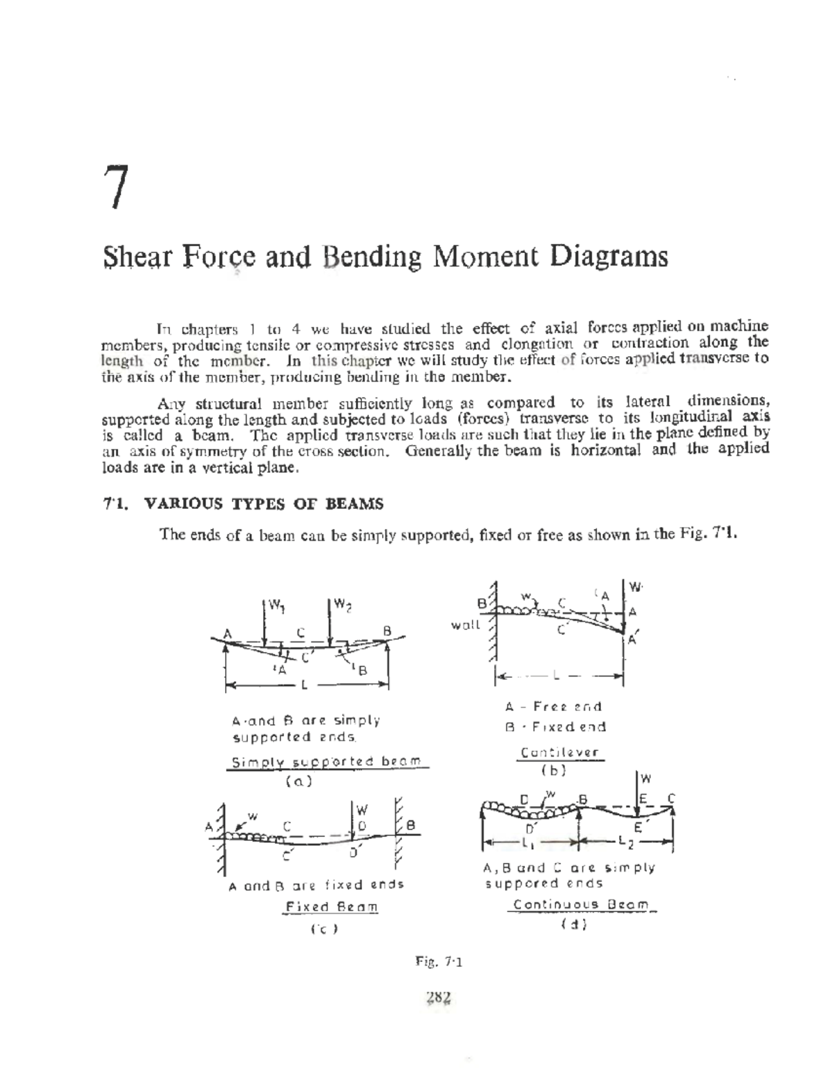 7. Shear Force and Bending Moment Diagrams: A Comprehensive Study - Studocu