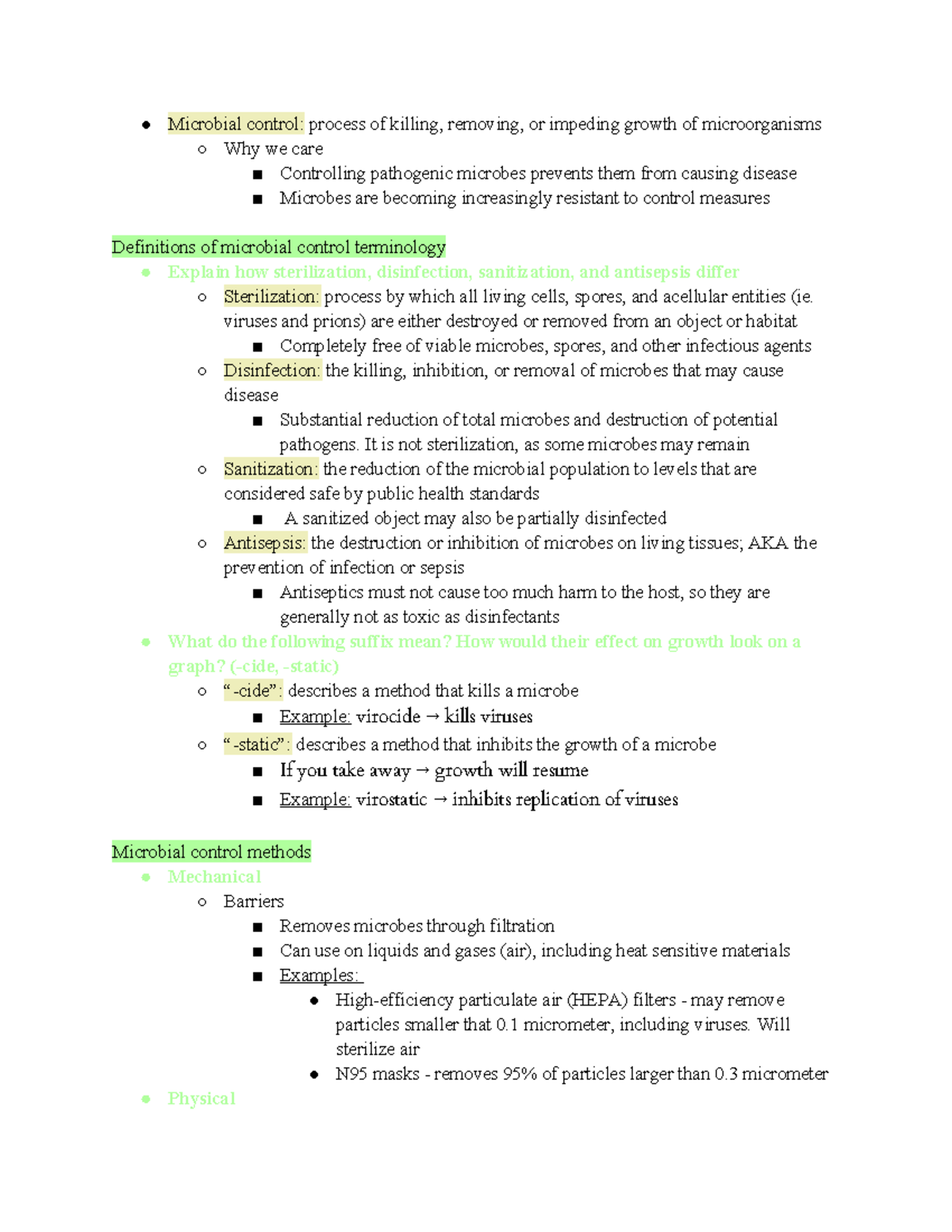 Microbial Control Methods: Understanding Sterilization & Disinfection ...