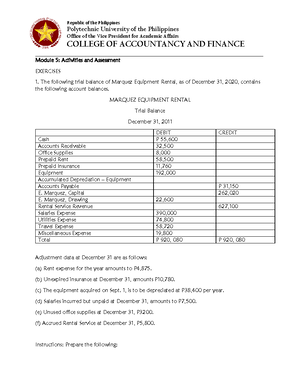 Accrued expenses - They are classified as current liabilities on the ...
