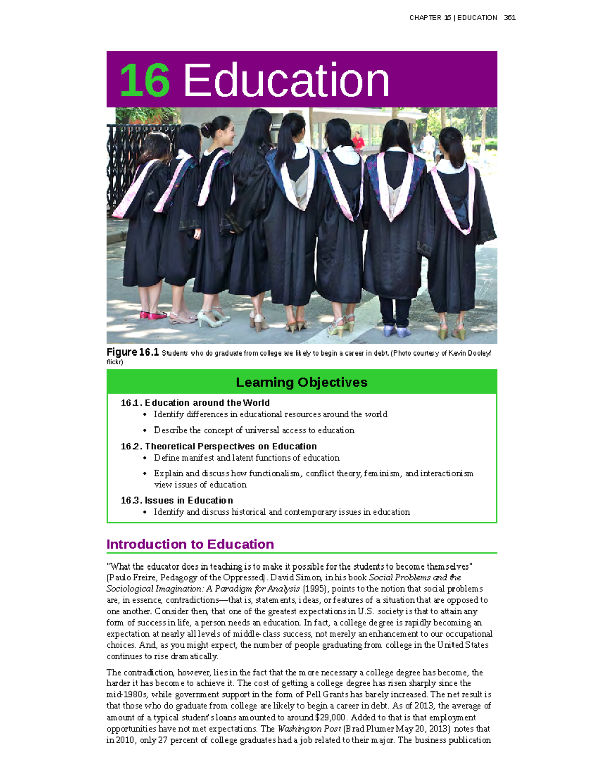 Introduction to Education: Perspectives and Challenges in Modern ...