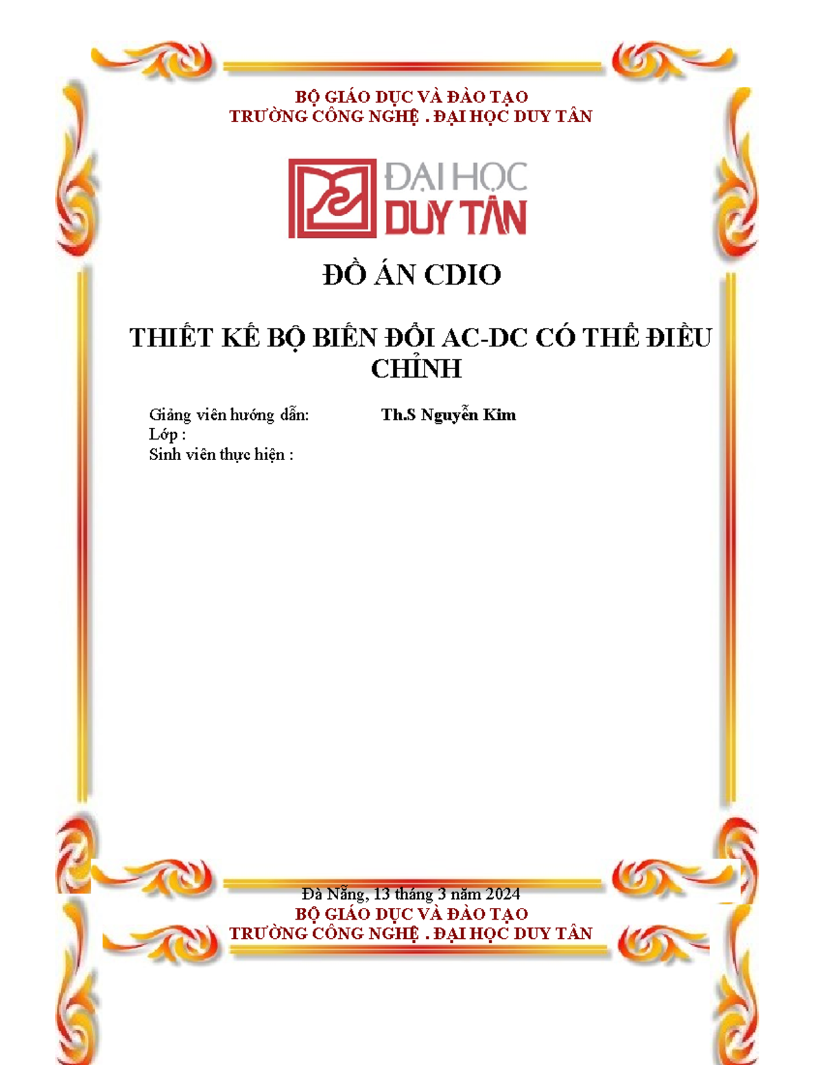 Báo-án-CDIO-397-p2 - Dian - BỘ GIÁO DỤC VÀ ĐÀO TẠO TRƯỜNG CÔNG NGHỆ ...