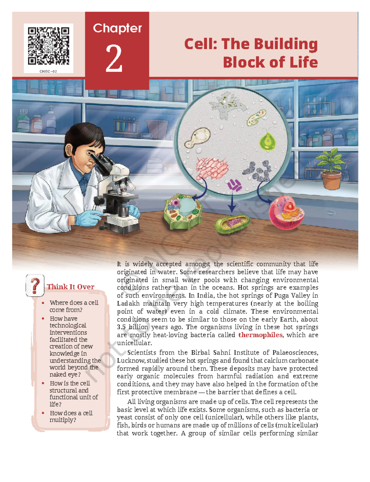 Iesc102 - Chapter 2: Understanding Cells and Their Functions - Studocu