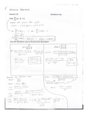 Unit 3 Inverse Trig Deriv - ANSWER KEY Calculus Maximus Notes: 4 ...