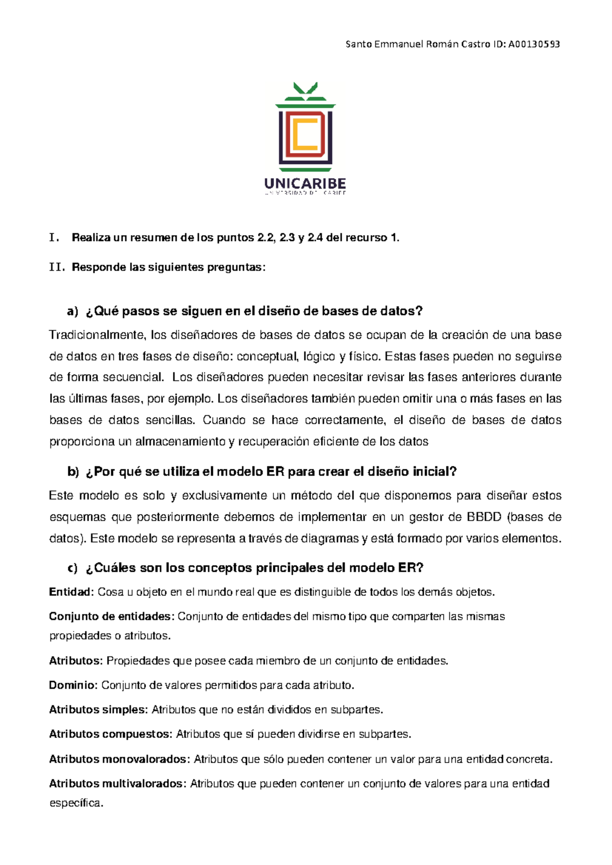 Roman Castro Santo Emmanuel-Diagramas ER - Santo Emmanuel Román Castro ...