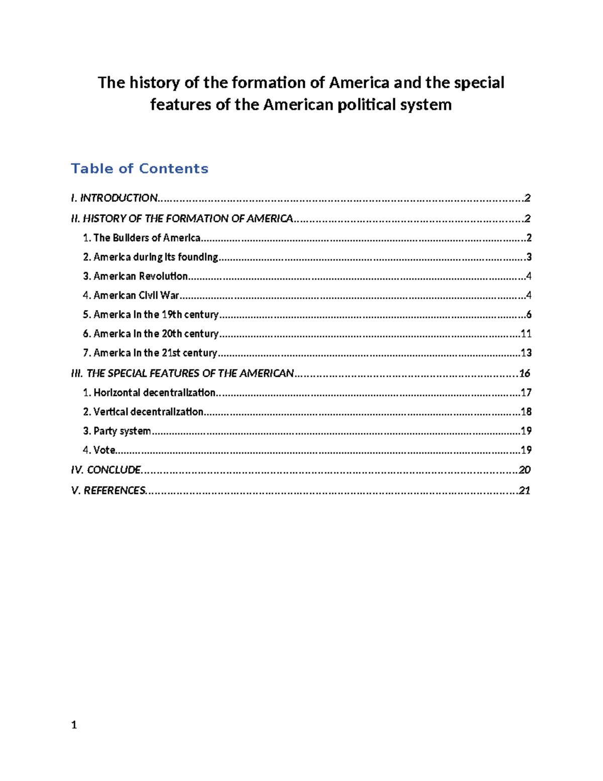 US History: Formation, Key Events, and Political Features - BMGT - Studocu
