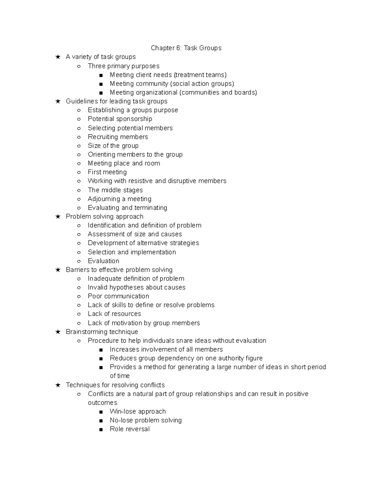 Chapter 6 Task Groups - Samuel Gallender - Chapter 6: Task Groups ★ A ...