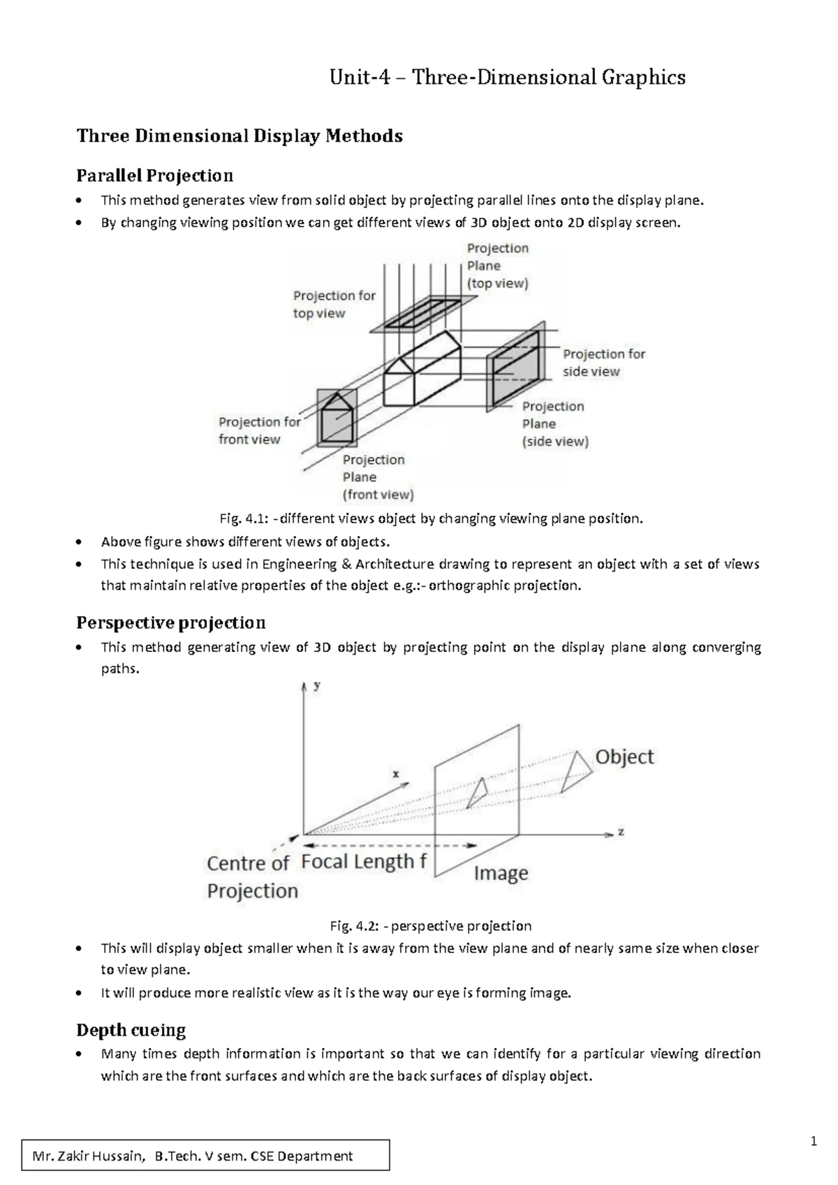 Unit-2-Graphics Primitives - 1 Points and Lines Point plotting is done ...