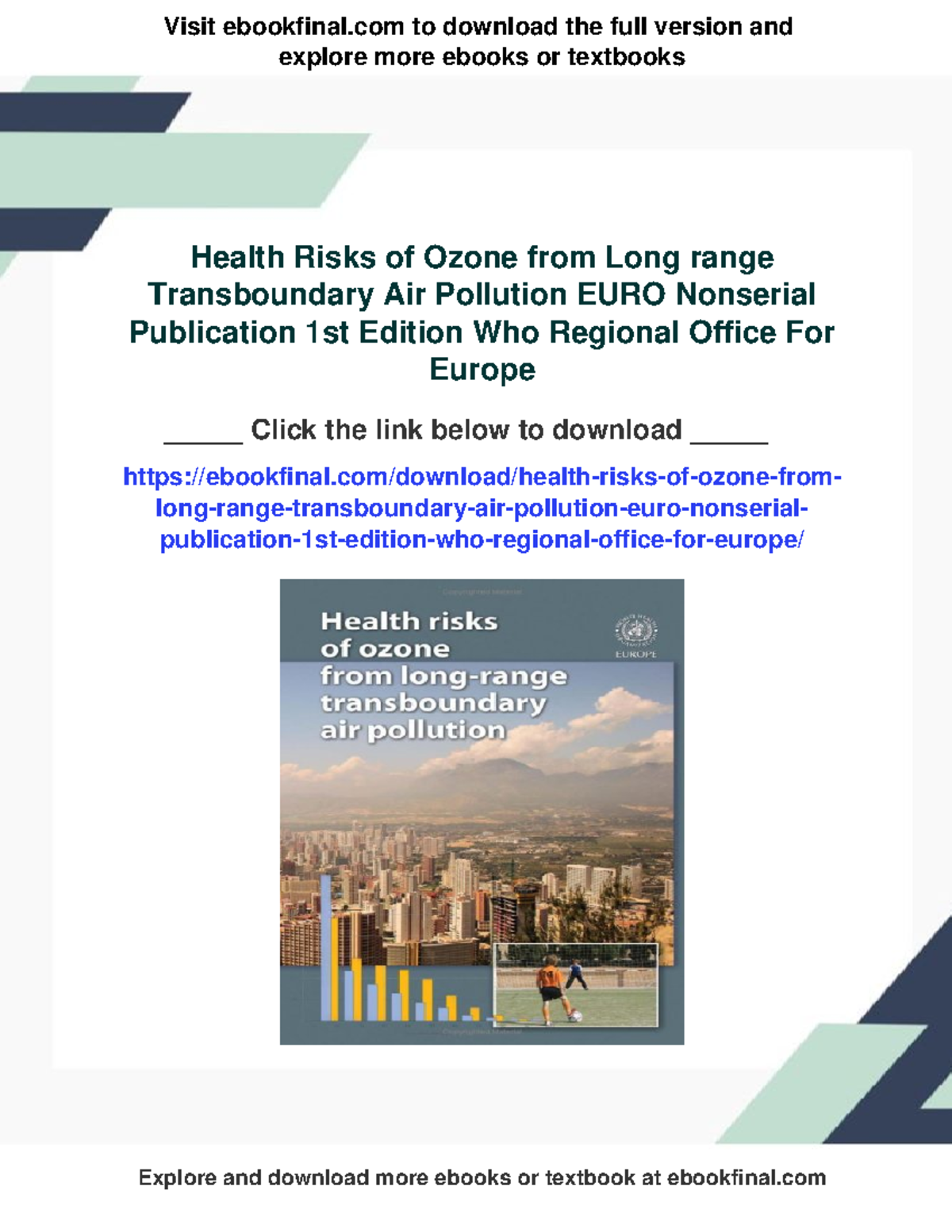 36638 - Health risks of ozone from long range transboundary air ...