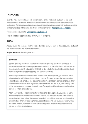 [Solved] Access the Education Support Worker position description of ...