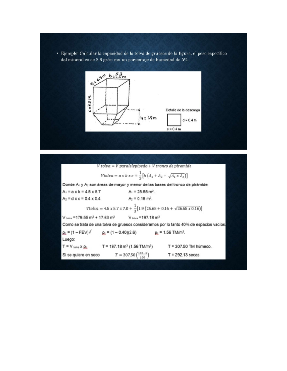Cálculo del Ángulo de Reposo del Maíz en Mecánica de Suelos - Studocu