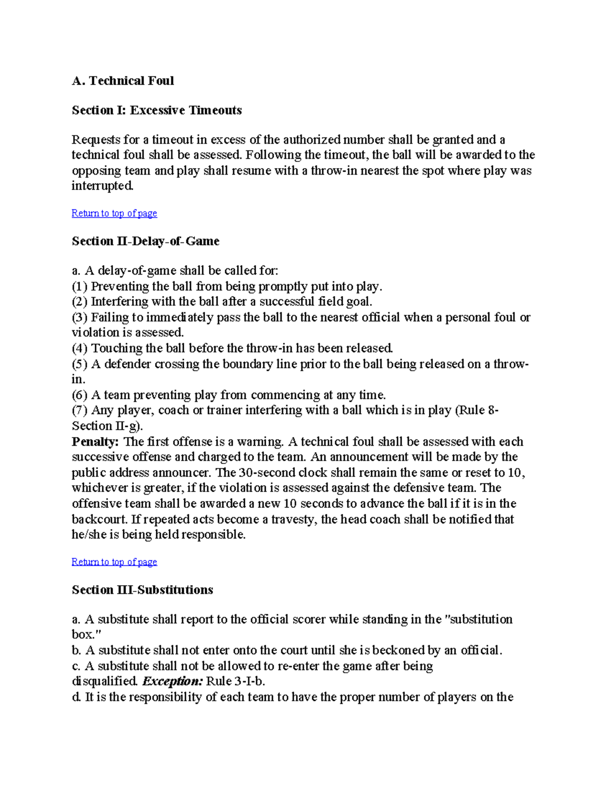 BASKETBALL 101: Comprehensive Notes on Fouls and Penalties - Studocu
