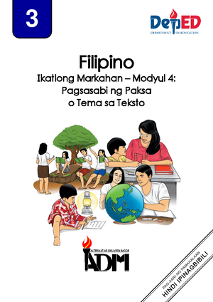 Math3 Q3 Module 11 - Grade 3 Math Mod. 11 - Mathematics Quarter 3 – Module 11: Symmetric Figure ...