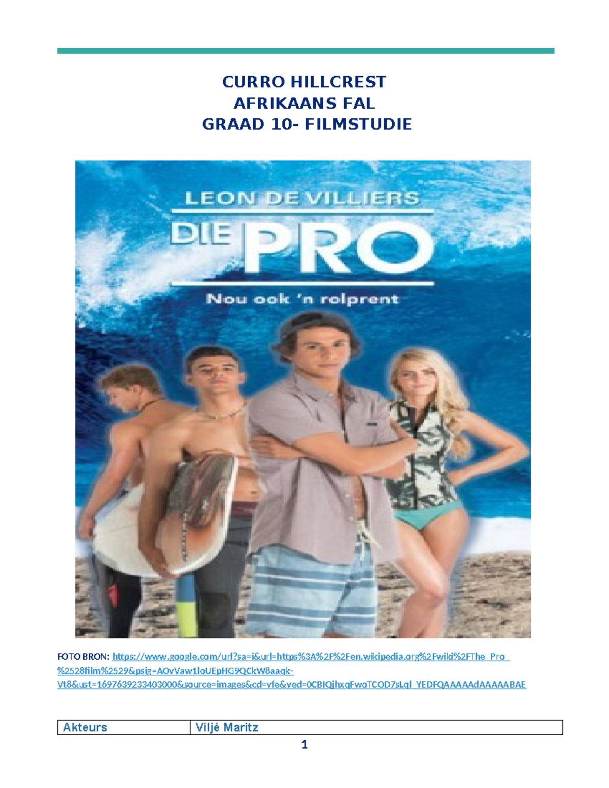 CURRO HILLCREST AFRIKAANS FAL GRAAD 12 FILMSTUDIE: Tiaan se Reis na Genezing - Studocu