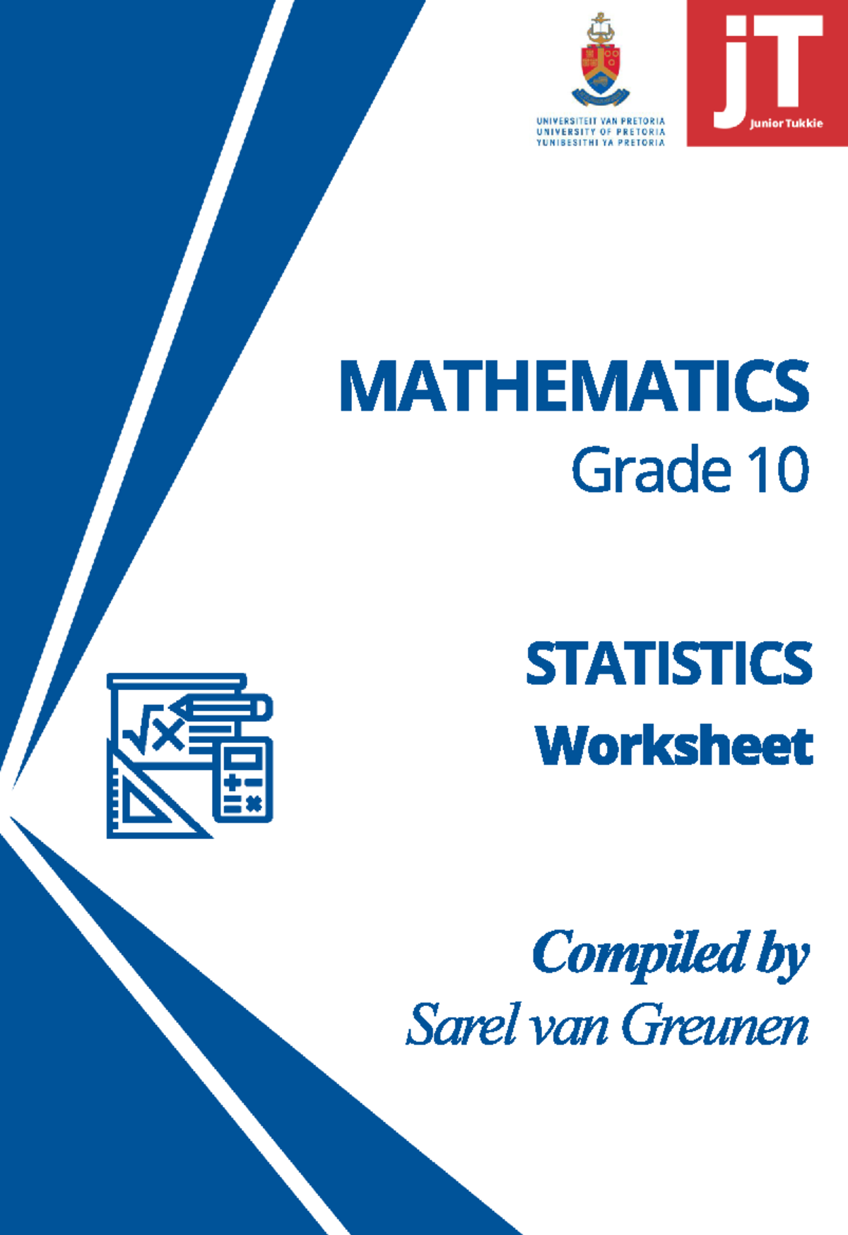 Gr10 Statistics Worksheet - Practice Questions and Solutions - Studocu